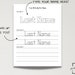 Custom Name Tracing Packet, Handwriting Practice, Name Writing, Name ...