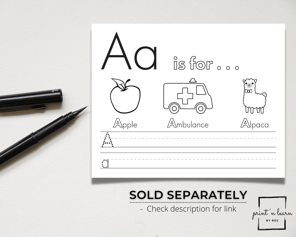 COLORS Handwriting Practice Printable Prek Worksheets - Etsy