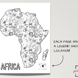 Continents Bundle, Flashcards, Matching, Coloring Pages, Homeschool ...
