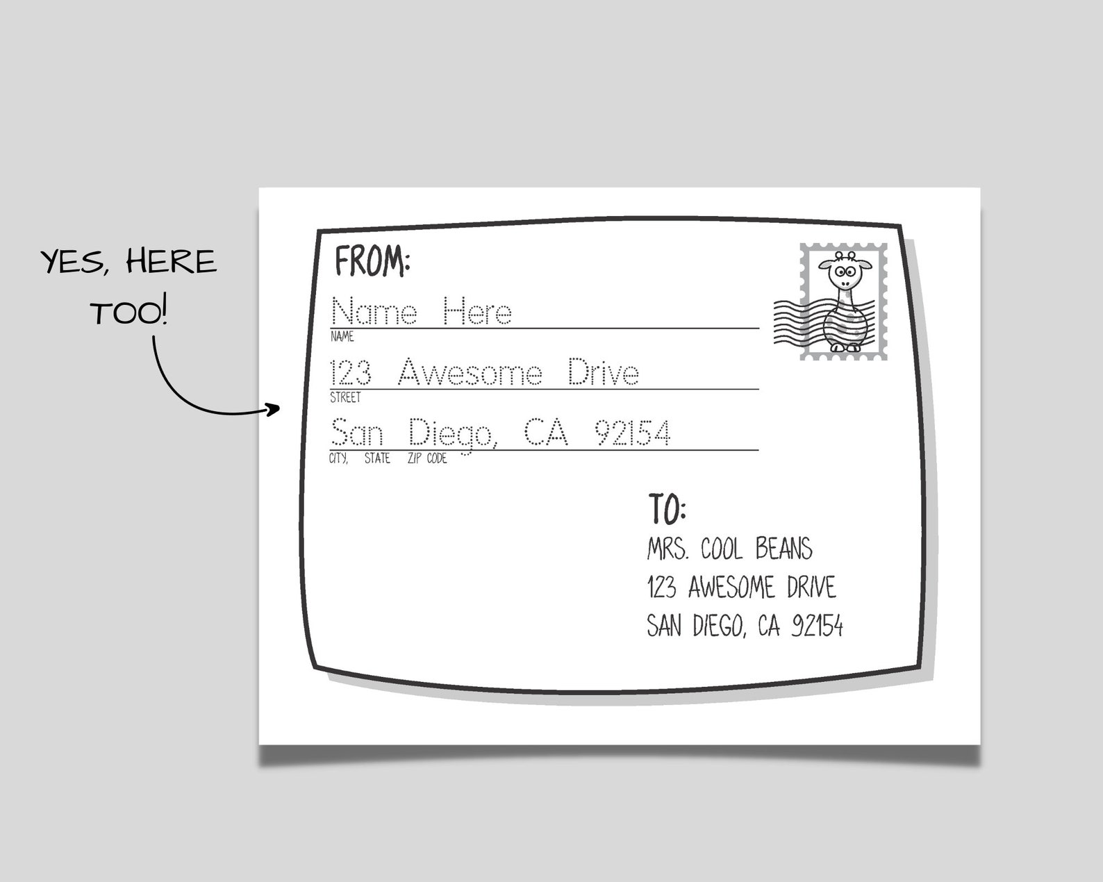 Address Tracing Sheet, I Know My Address, Address Worksheet, Address ...