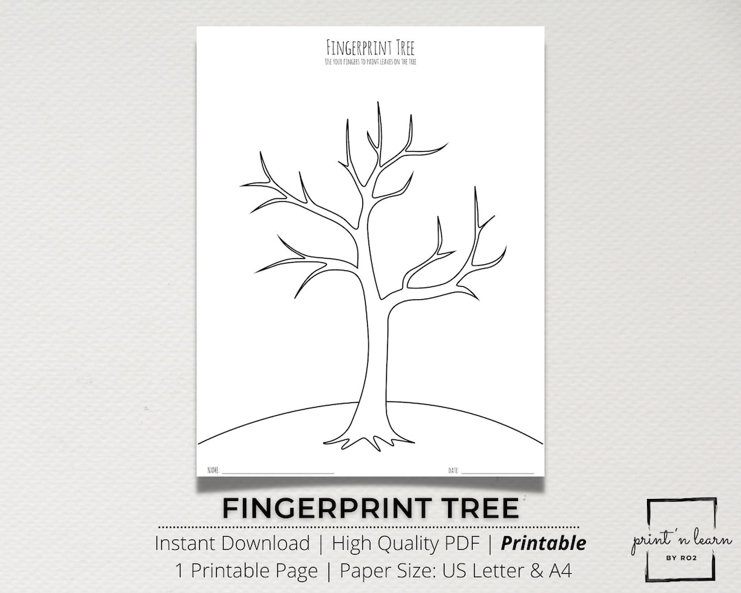 Fingerprint Art, Fall Craft, Homeschool Printables, Preschool ...