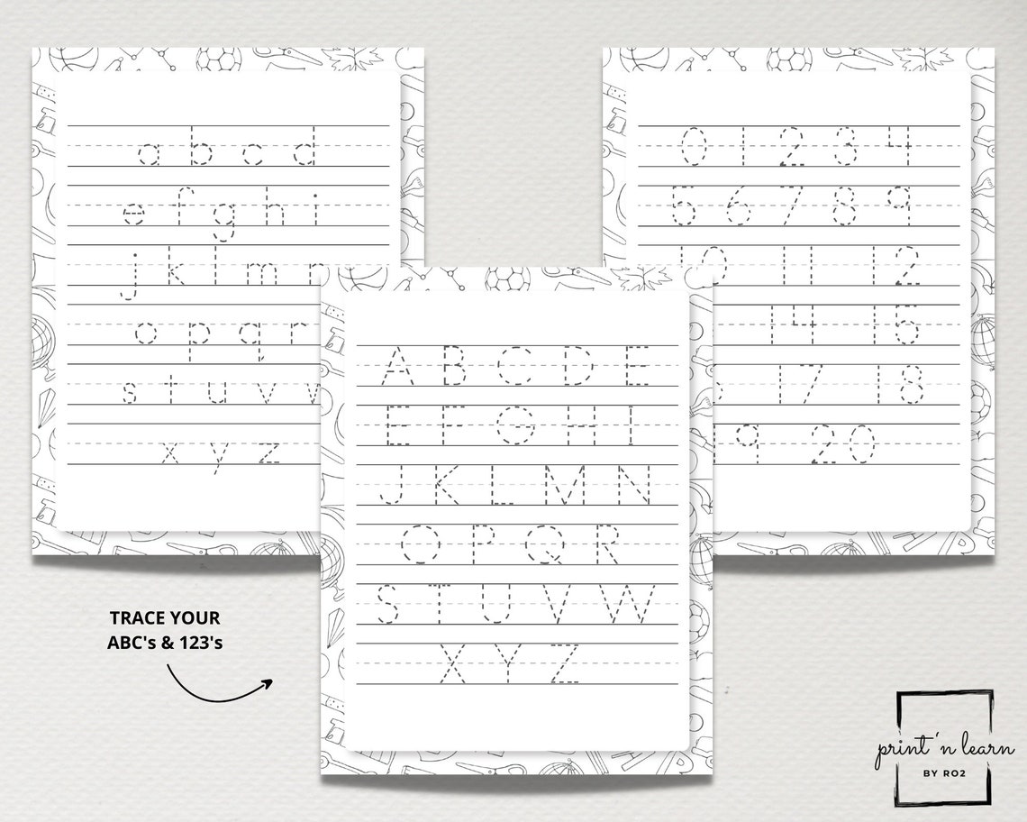 CUSTOM Name Tracing Packet, Handwriting Practice, Name Writing, Name ...