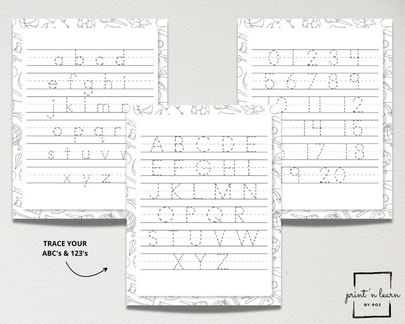 CUSTOM Name Tracing Packet, Handwriting Practice, Name Writing, Name ...