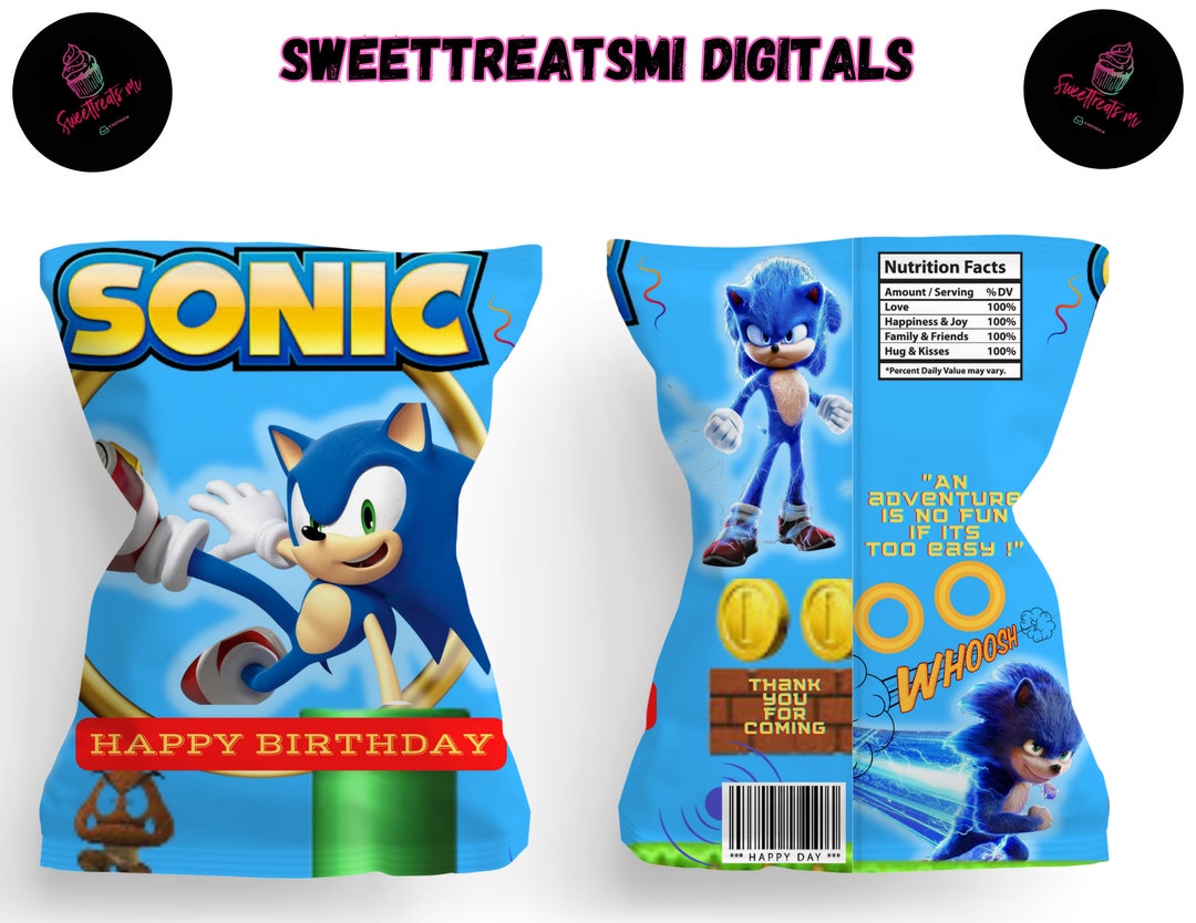 Sonic Chip Bags - Etsy
