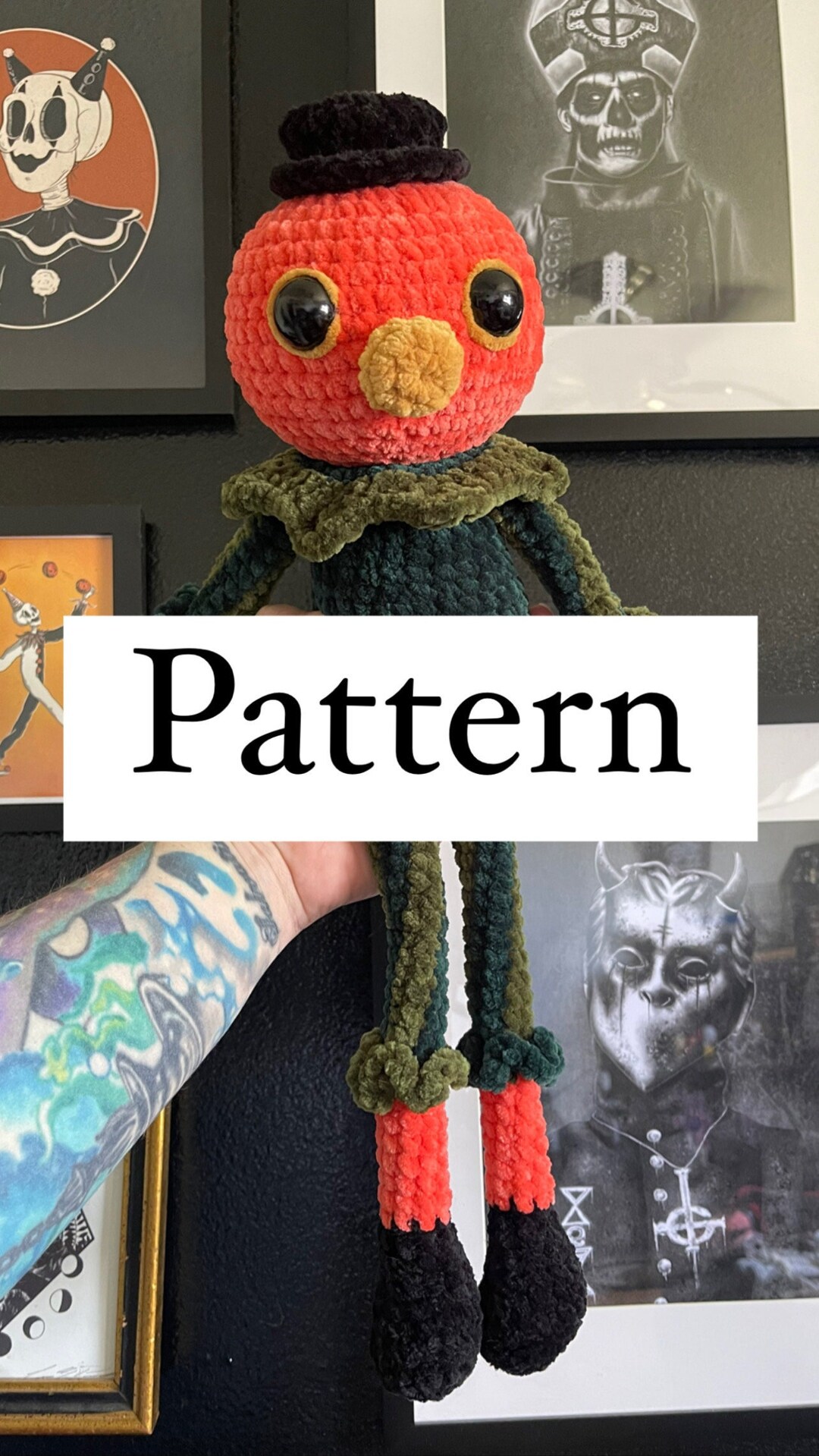 Molasses the Clown PATTERN - Etsy