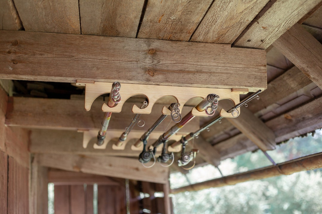 Ceiling Fishing Rod Holder, Tackle Storage, Fishermans Gifts, Fishing ...