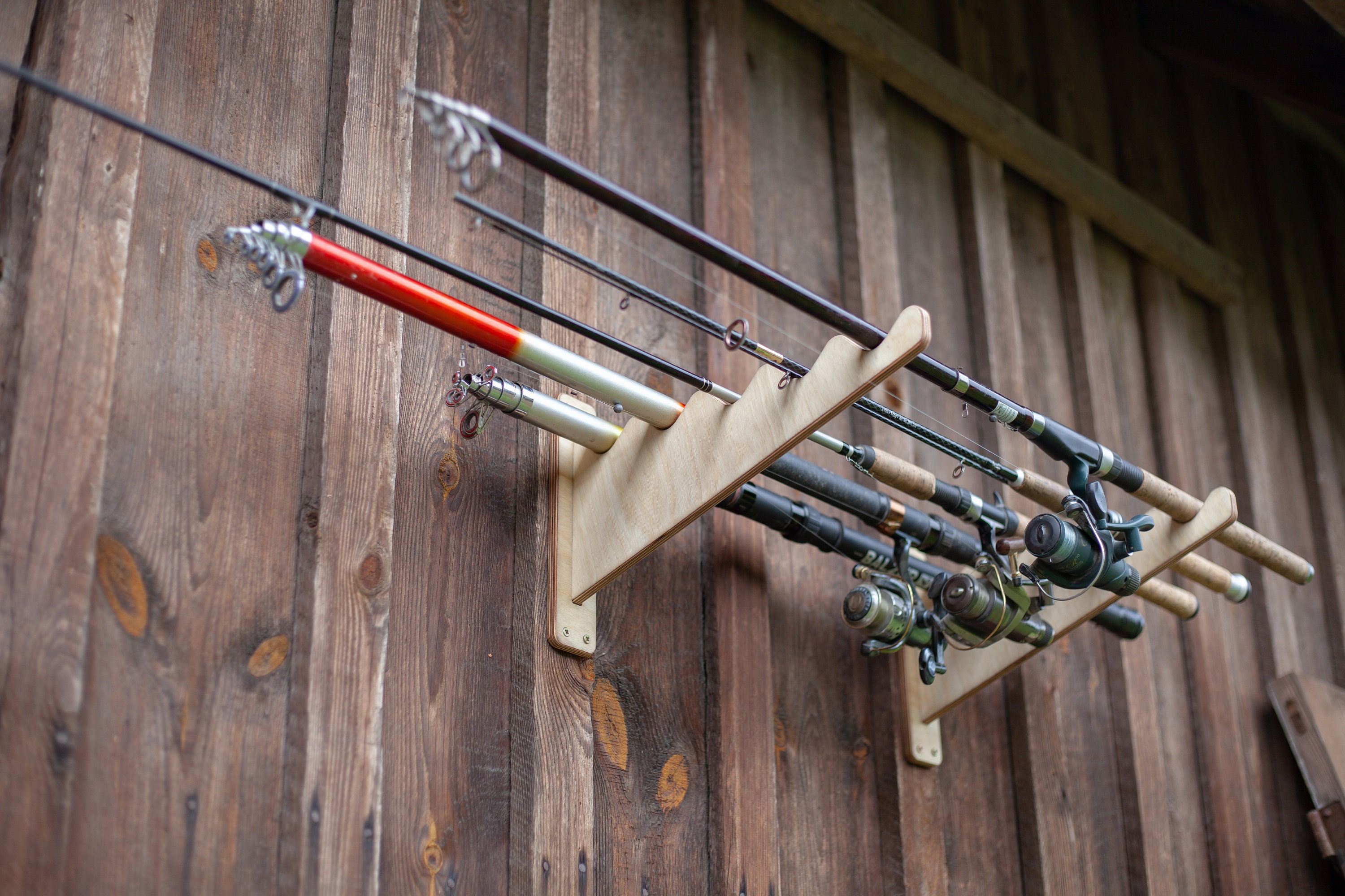 Small Space Fishing Rod Storage,fishing Rod Rack Holder, Pole Rack ...