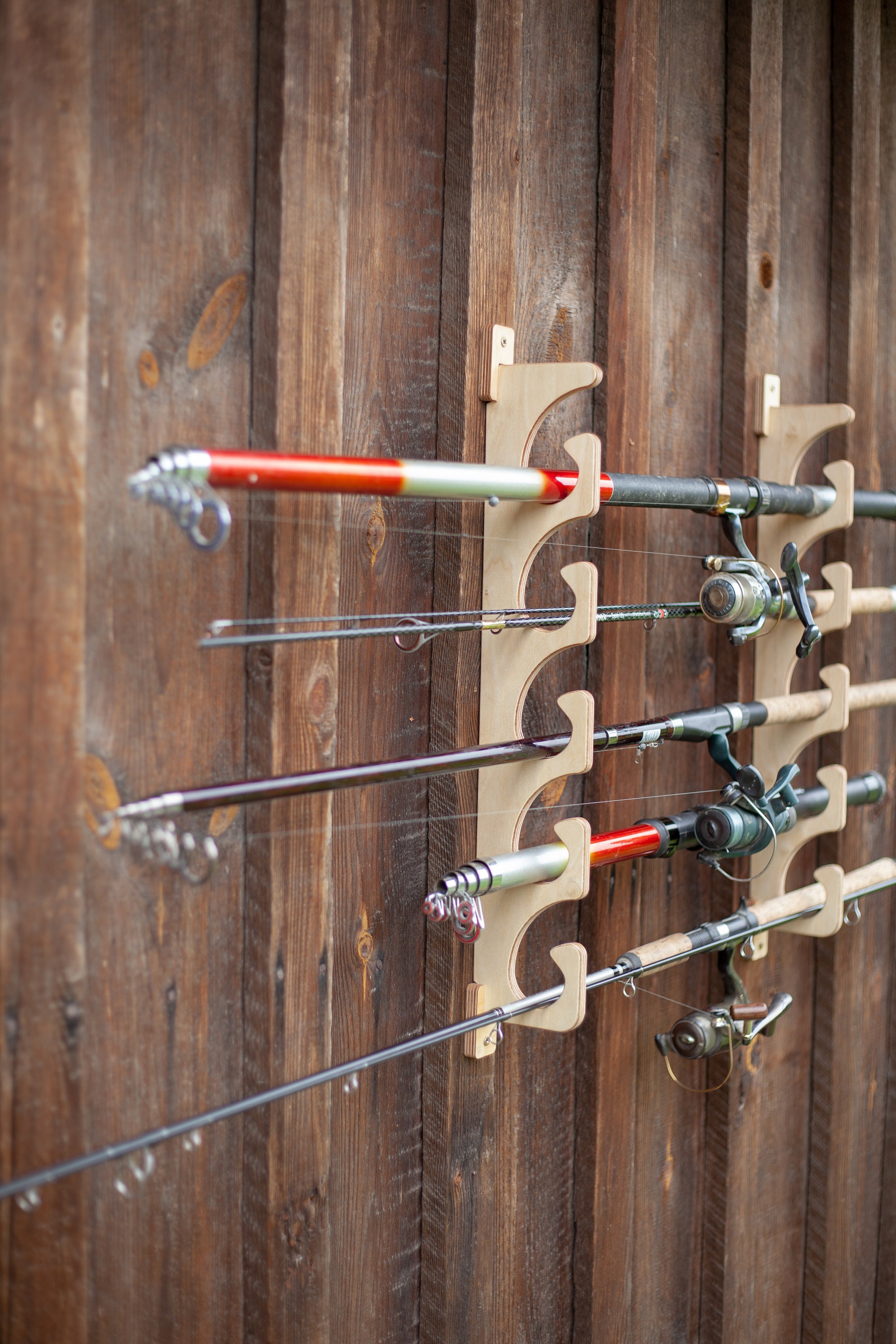 Fishing Rod Stand Reel Wall Stand Casting Rod Display Wall - Etsy