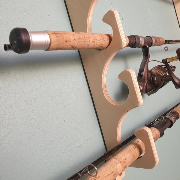Fishing Rod Wall Mount - Etsy
