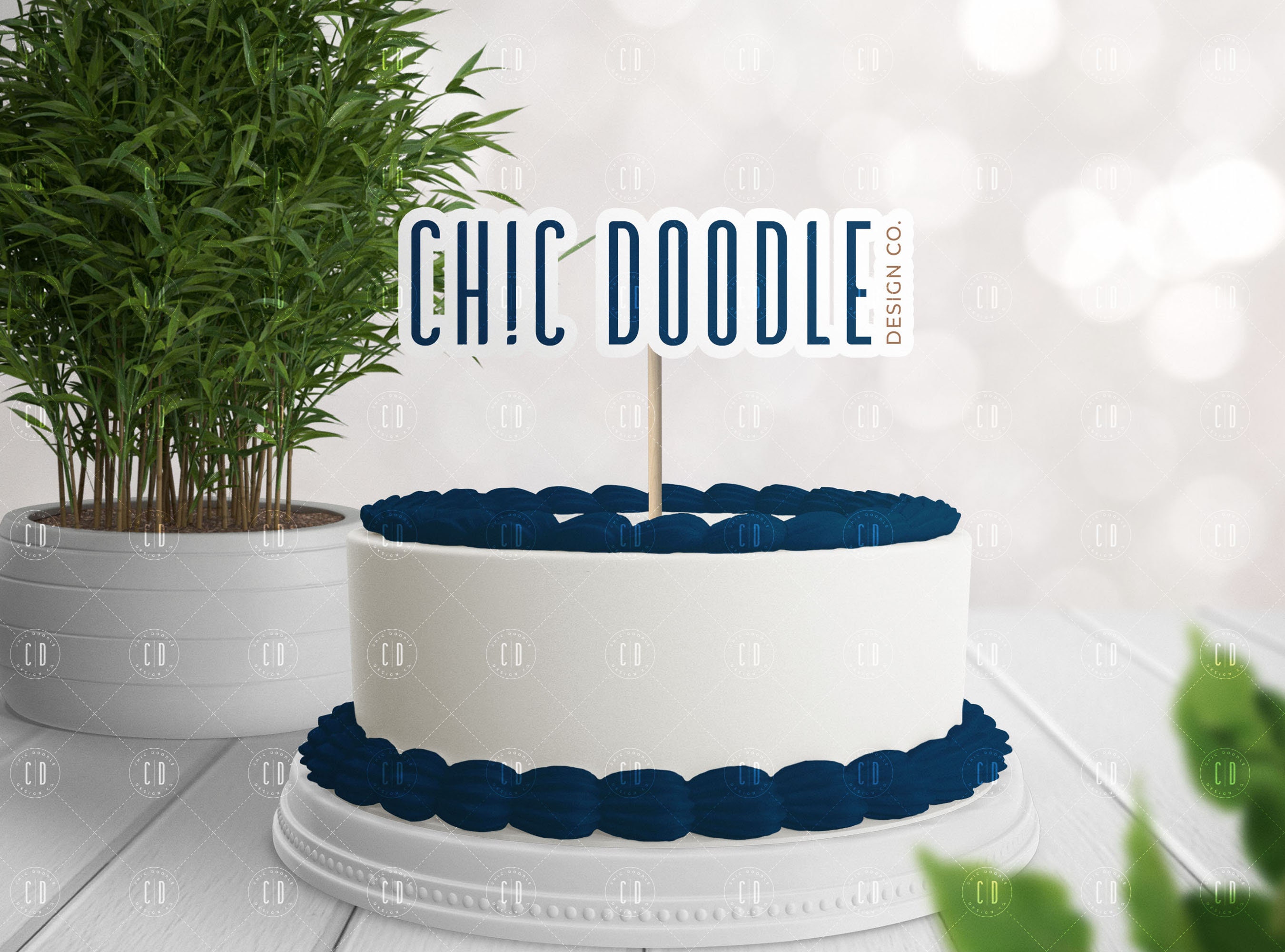 Mockup Scene Cake Topper Mockup PSD Photoshop - Etsy Australia