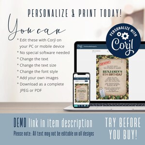 Army Military Camouflage Invitation Top Secret Mission DIGITAL Editable ...