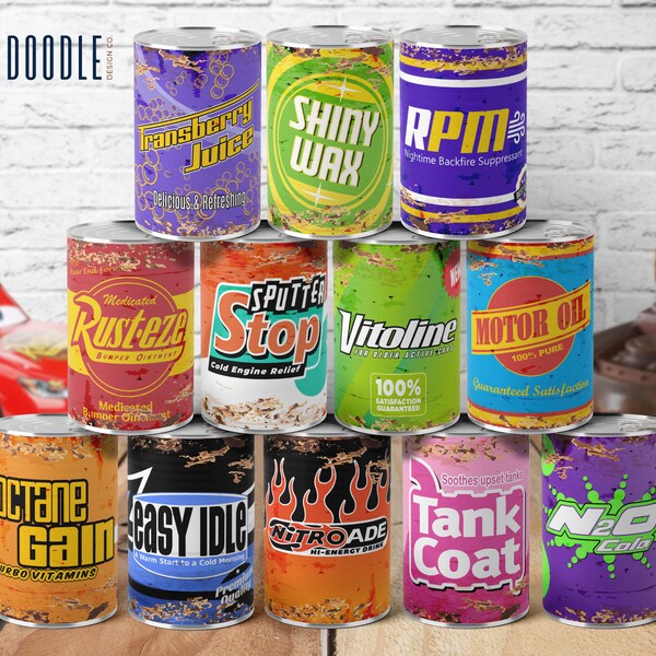 Motor Oil Can Labels - Etsy