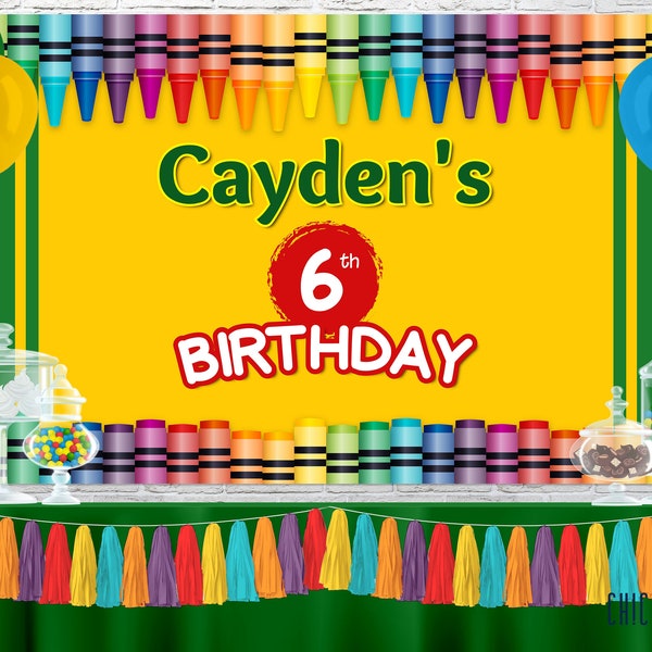 Crayola Party - Etsy