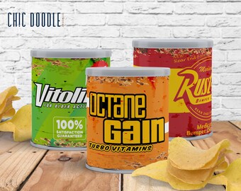 Motor Oil Can Wrappers Party Decoration Race Car Instant - Etsy