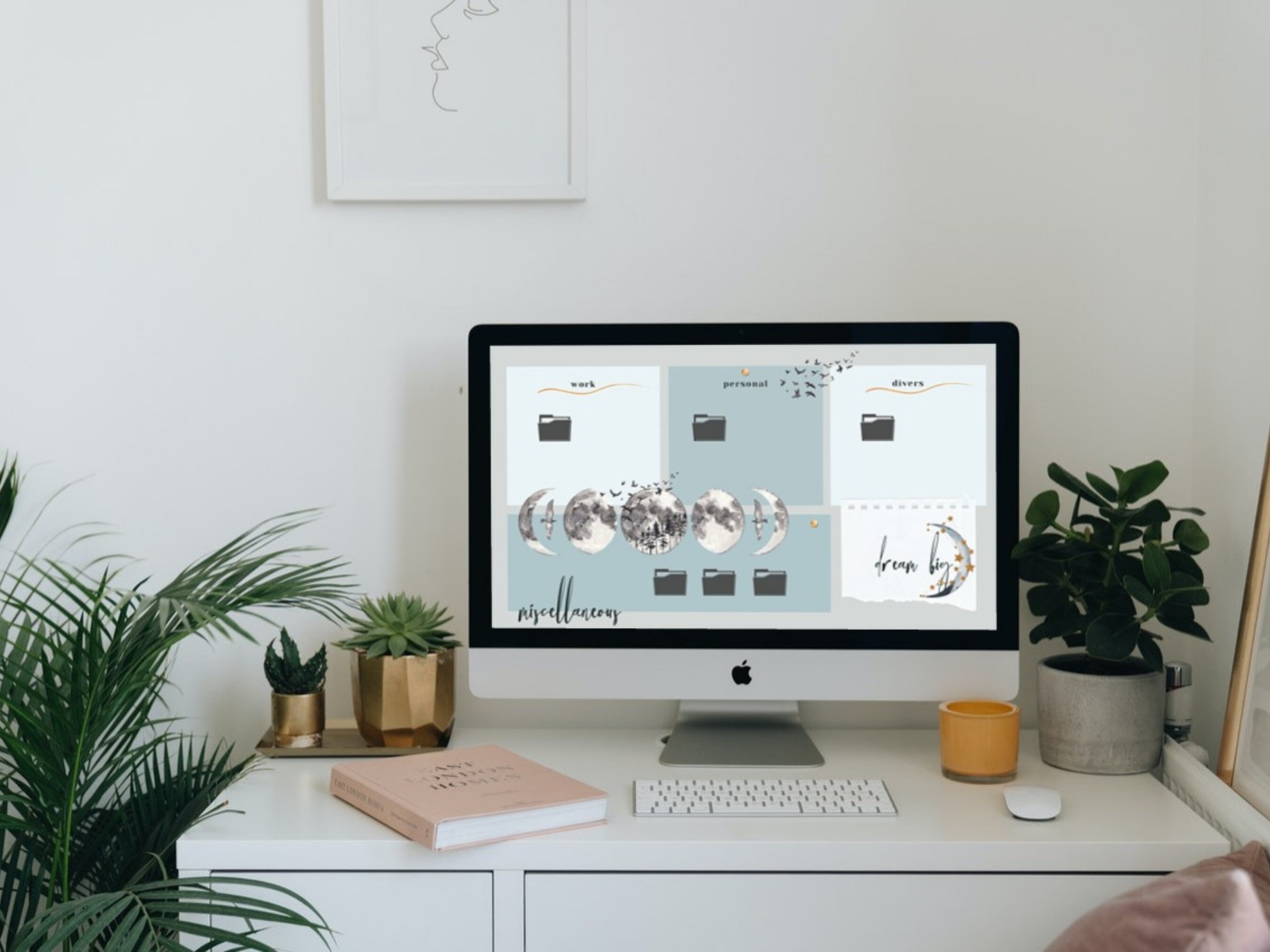 Desktop Background Image (customizable) - Etsy