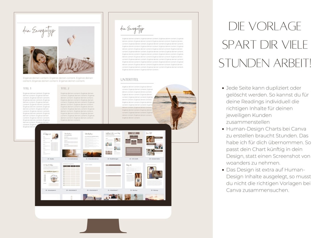 Human Design Workbook Vorlage, Perfekt Für Human Design Readings ...