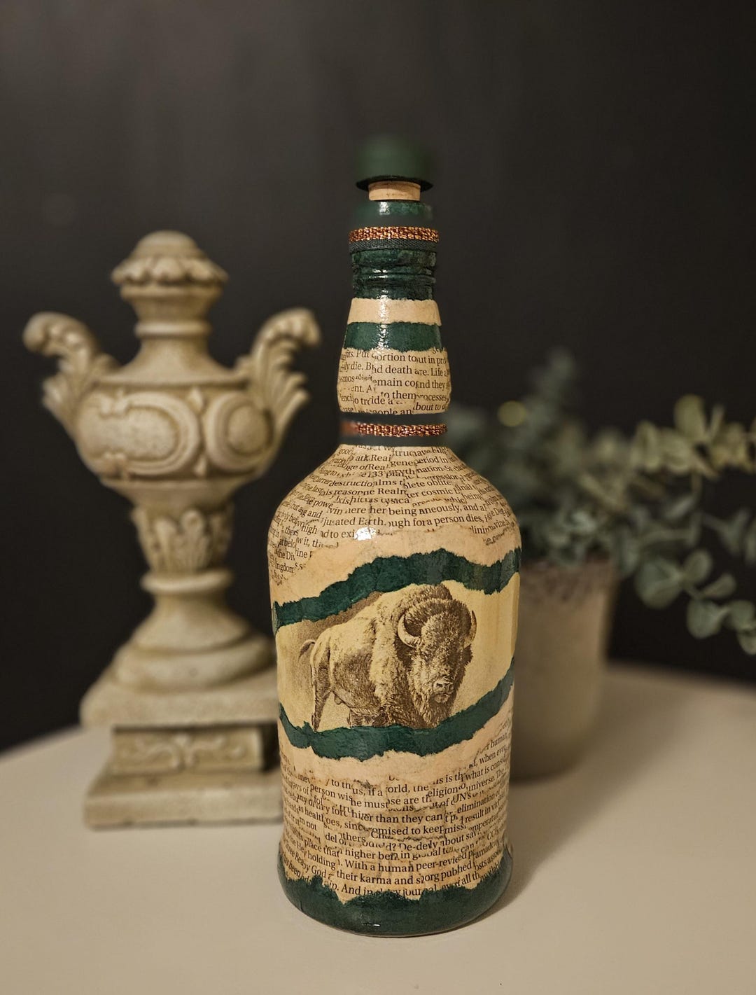 Decorated Buffalo Trace Bottle - Etsy