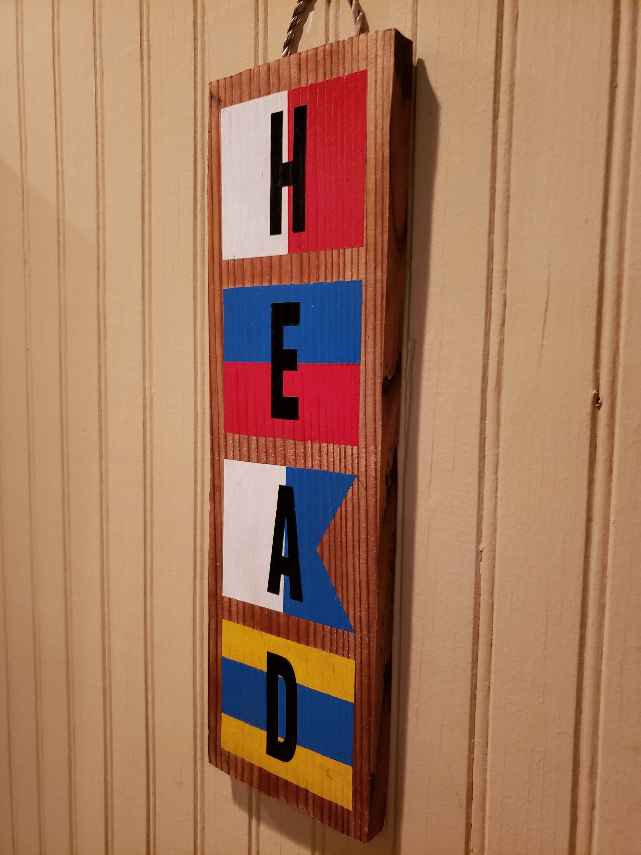 Handpainted Nautical Sign - Etsy