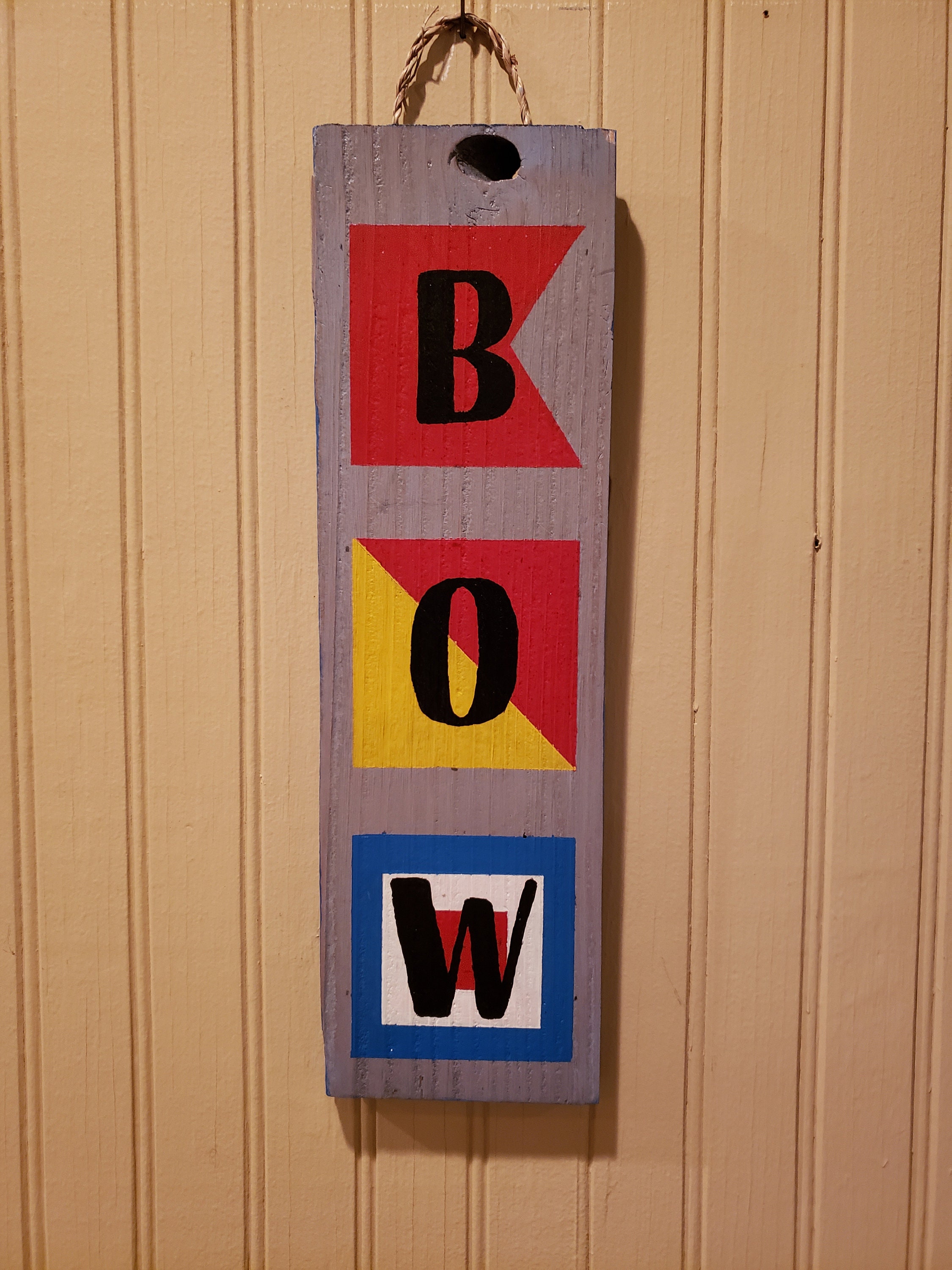 Wooden Nautical Flag Signs - Etsy