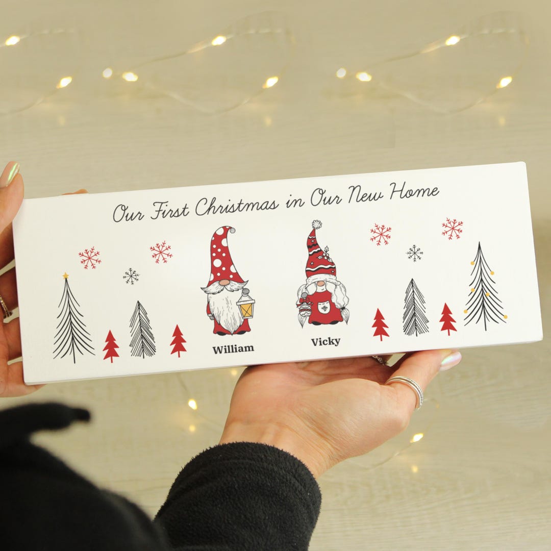 Personalised Gonk Family Mantle Christmas Decoration - Perfect for ...