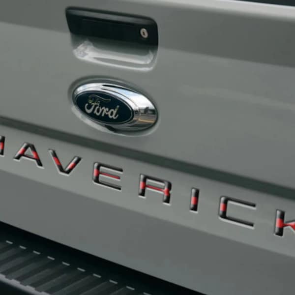 Maverick Black Reflective Tailgate Letters - Etsy