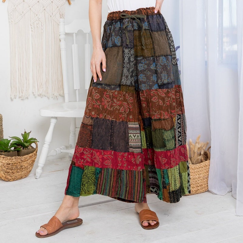 Patchwork Pants - Etsy
