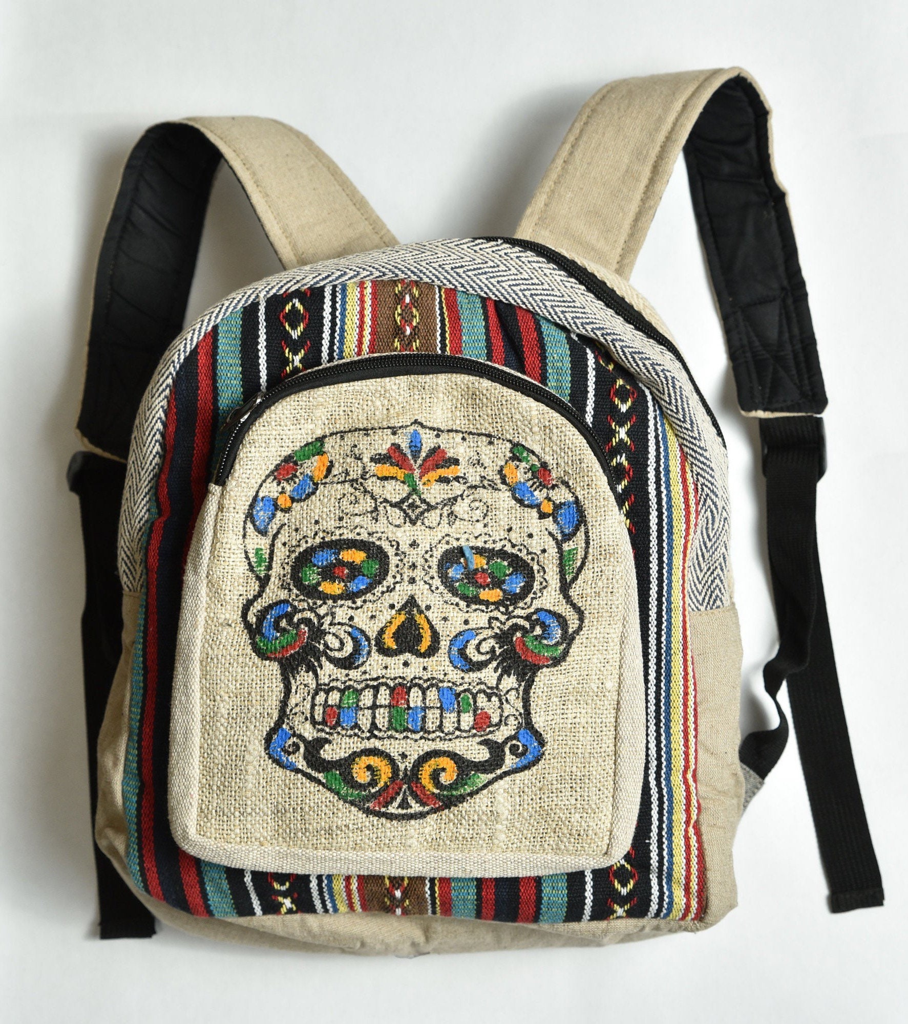 Skull Backpack 15 by 12 Inches 100% Sustainable and - Etsy
