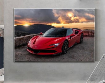 Ferrari Sf90 Wall Paper - Etsy
