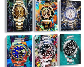 Rolex Wall Art - Etsy