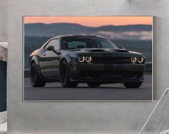 Dodge Challenger Wall Decor - Etsy