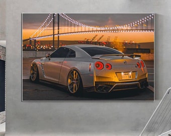 Nissan R35 Canvas Poster - Etsy