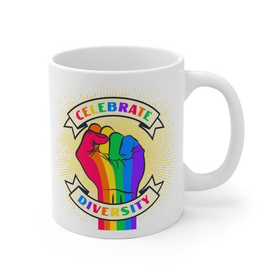Kitchen & Dining Pride Month Celebrate Diversity Gift Mug Home & Living ...