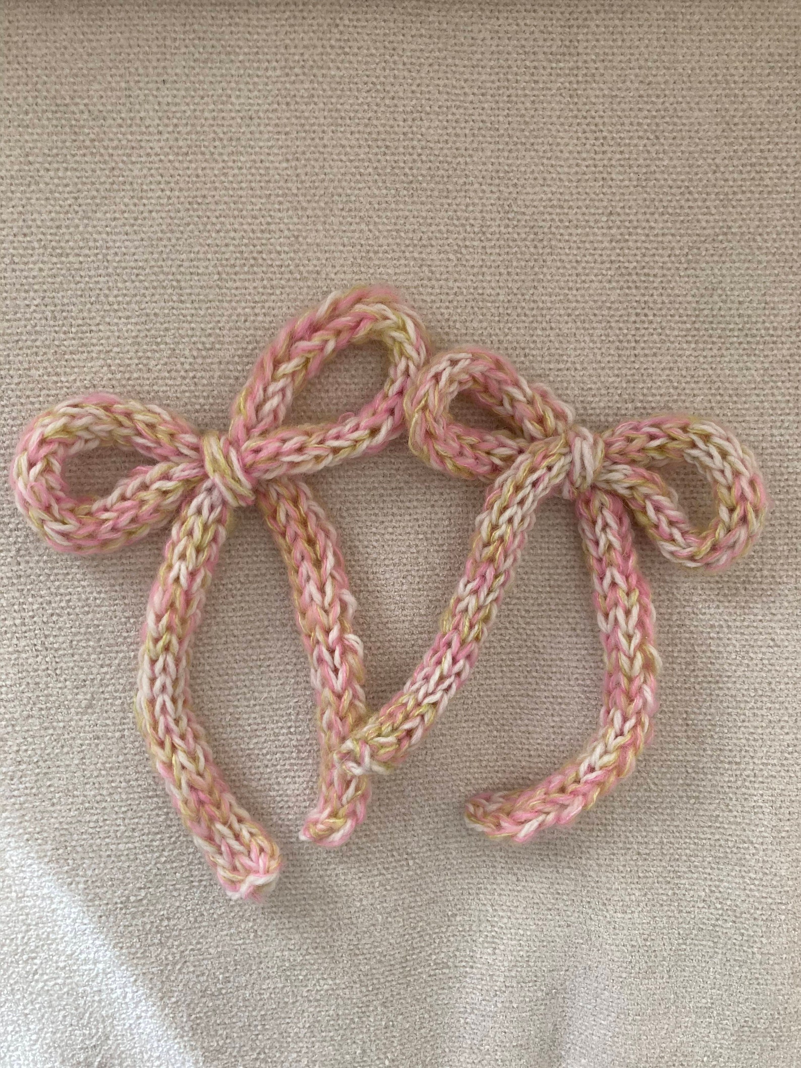 Hair Bow Fuzzy Hair Ribbon Crochet Bow Tie Hair Ribbon - Etsy