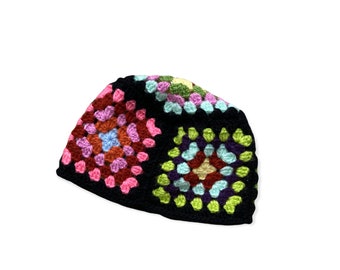 Granny Square Hat - Etsy