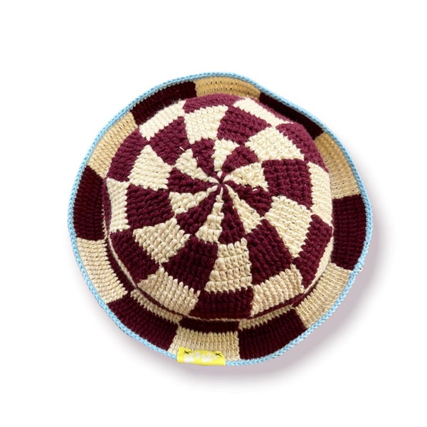 Checkered Hat - Etsy