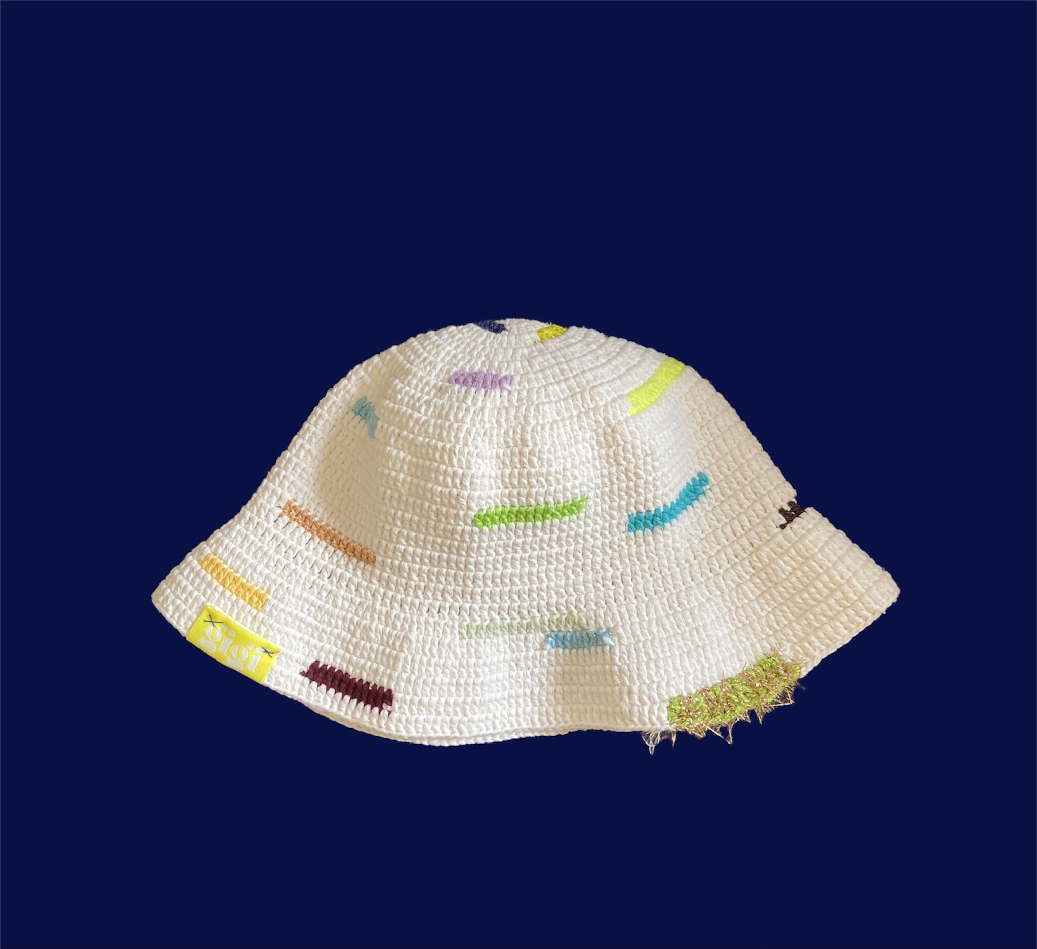 Colorful Bucket Hat Rainbow Crochet Hat Crochet Hat - Etsy