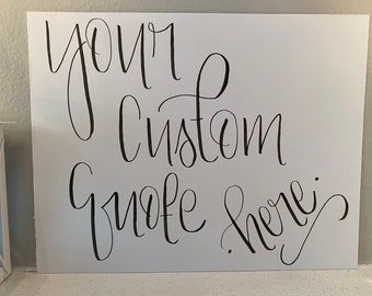 Handwritten Calligraphy Service Custom Calligraphy Wedding Vow - Etsy