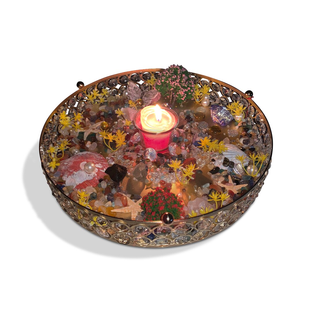 7 Chakra Stones Rotating Tray, Healing Gemstones, Full Body Chakra ...