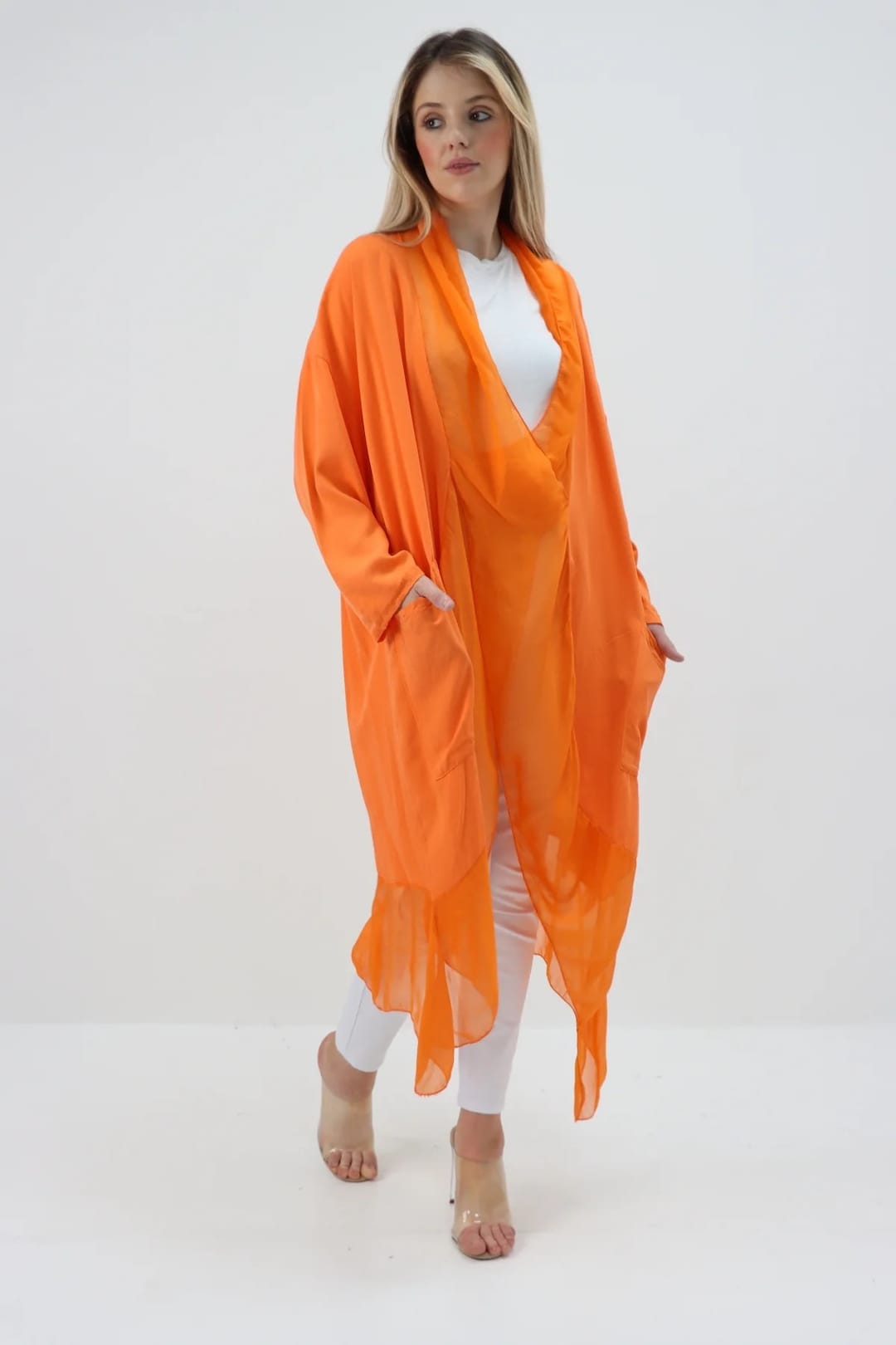 Ladies Italian Tunic Silk Top Womens Lagenlook Plain Wrap Over - Etsy