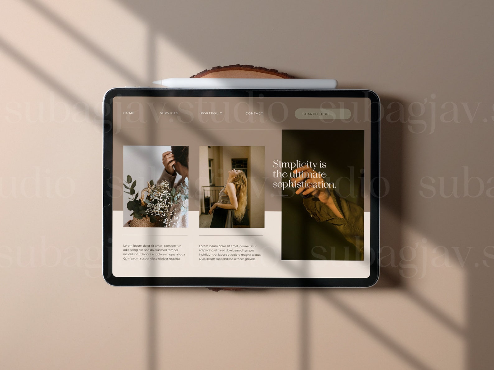 Minimalist iPad Pro Mockup for Photoshop (digital Download) - #05 - Etsy