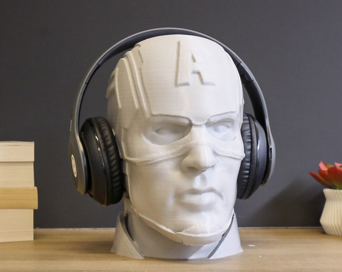Captain America Headphone Stand | Marvel Headset Stand | Captain ...