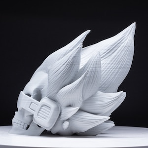 Vegeta Skull Headphone Stand | Anime Headphone Holder | Perfect Gamer ...