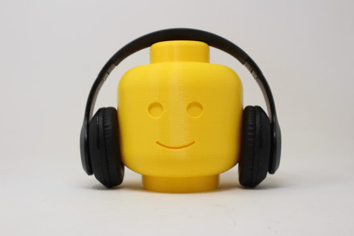 Lego Man Headphone Stand Headphone Holder Gaming Room - Etsy