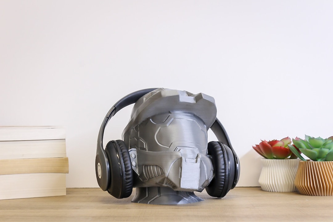 Halo Headphone Stand | Master Chief | Halo Paintable Bust | Headphone ...