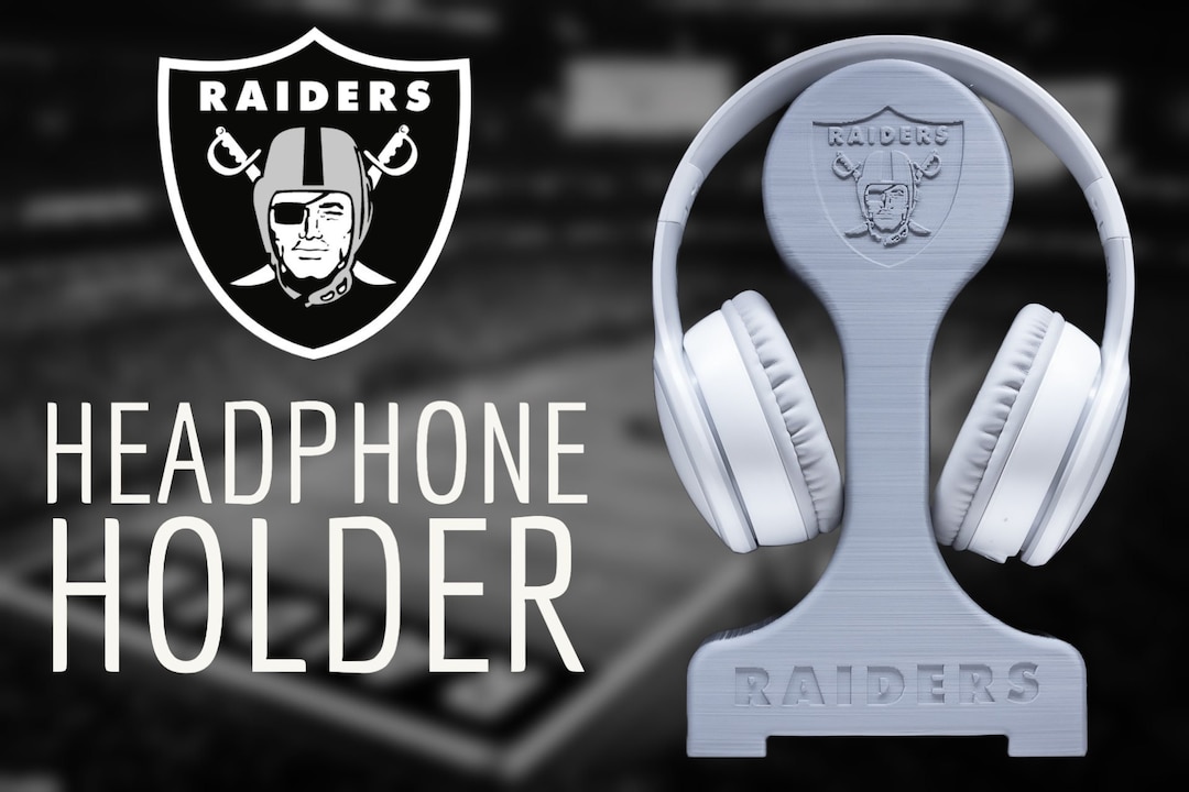 Raiders Headphone Stand Headset Holder Las Vegas Sports Gift Sports ...