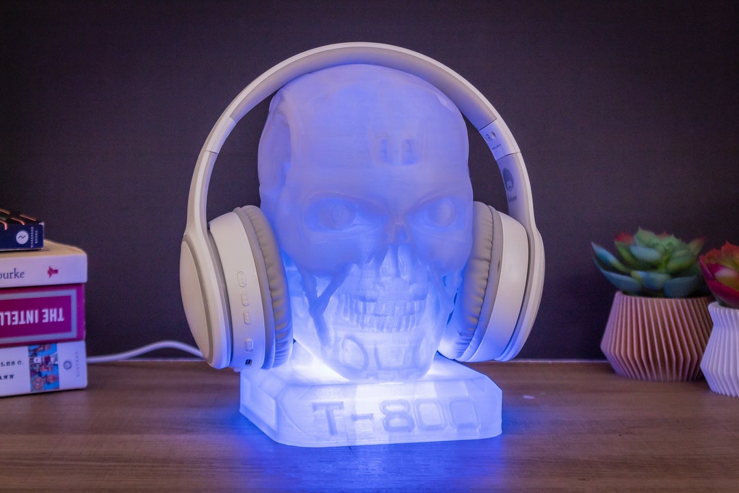 RGB Light up T800 Headphone Stand | Headset Stand RGB Accessory ...