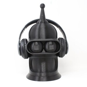 Bender Futurama Headphone Stand |gaming Room Decor Headset Stand ...