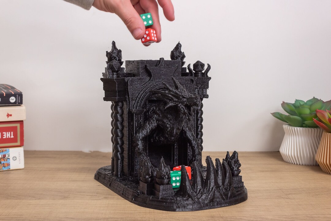 Dragon Lair Dice Tower | Dungens and Dragons Dice Tower | Dnd Tabletop ...