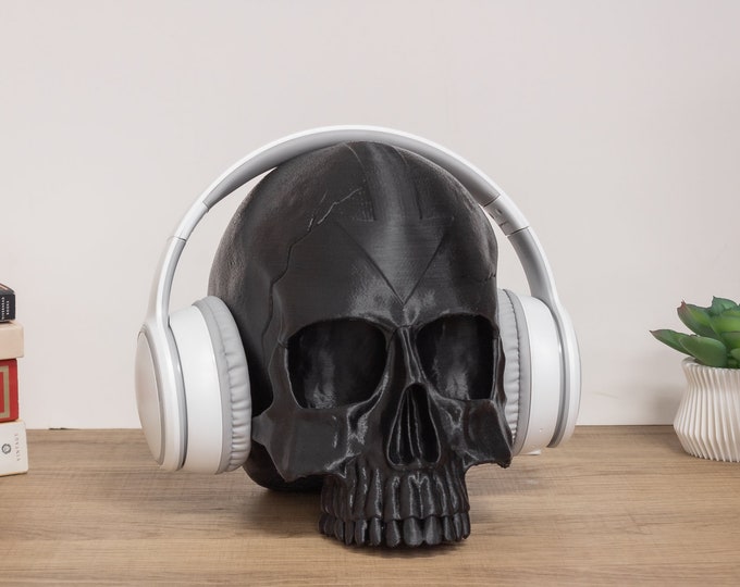Avatar Skull Headphone Stand | Gaming Room Decor | Headphone Holder - Etsy