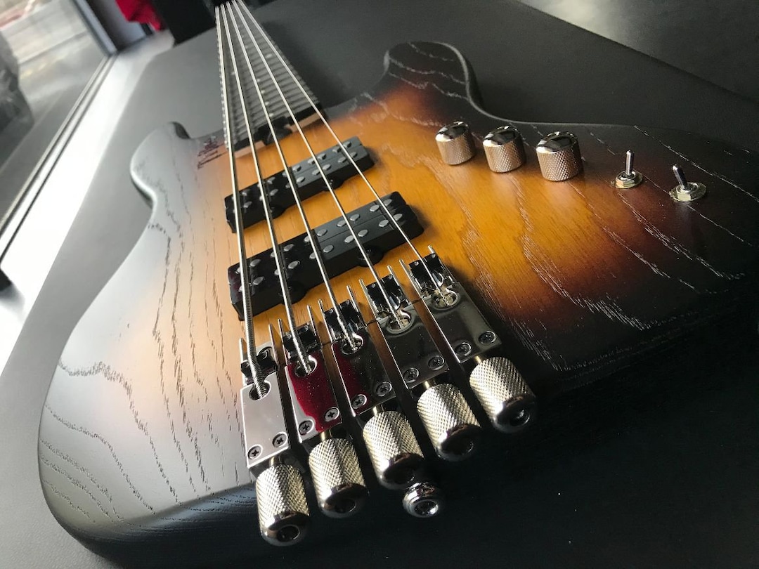 Electric Bass Bass Guitar Tribe Headless 5 Custom Shop 5-string ...